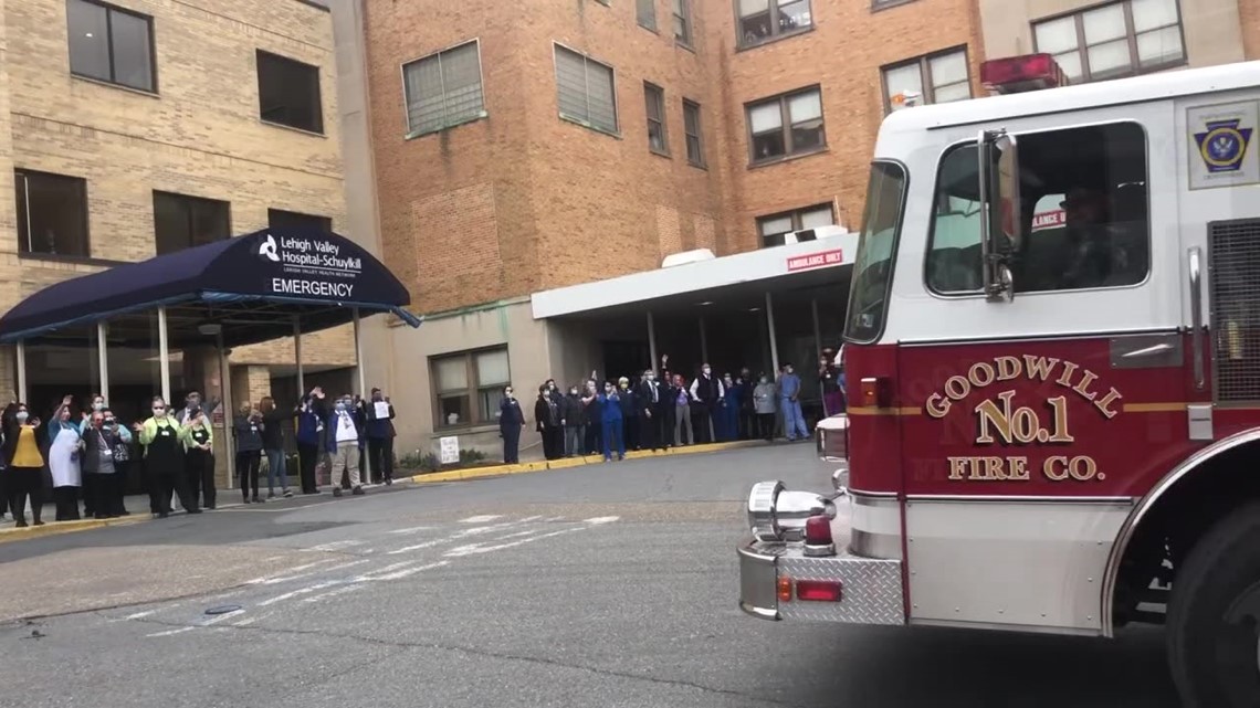 Parade of love: first responders show appreciation to frontline ...