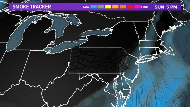 Wildfire smoke blankets Northeast; here's when the haze will finally clear | wnep.com
