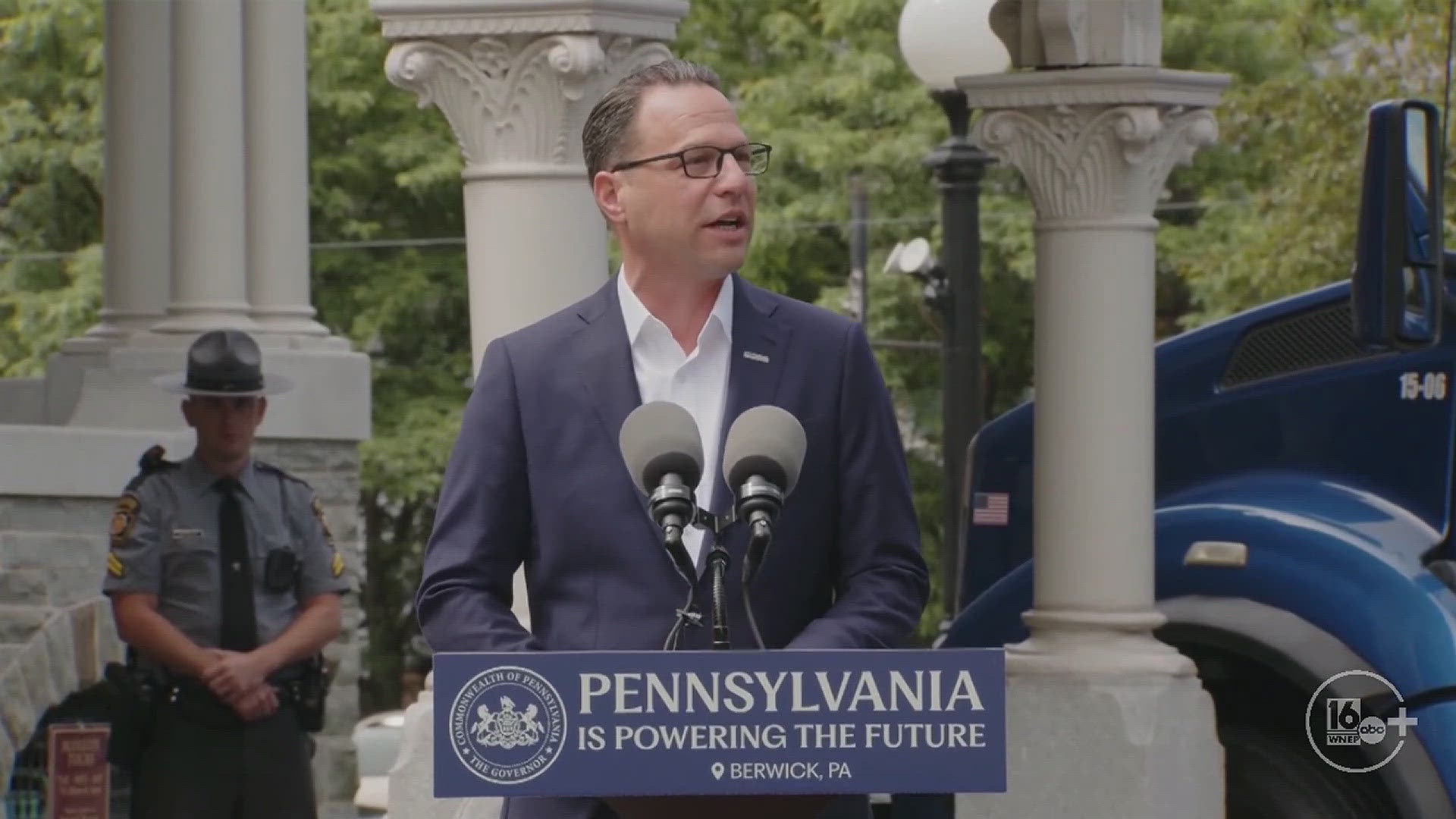 Governor Shapiro visits Berwick to announce Amazon's planned $20B ...