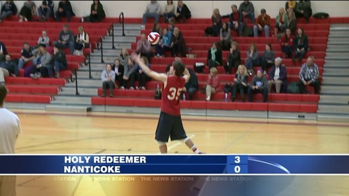 Nanticoke and Holy Redeemer play three great sets Wednesday night ...