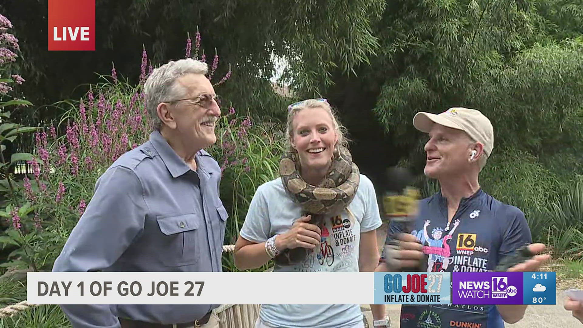 Clyde Peeling's Reptiland joins the fun on Go Joe 27 | Day 1 | wnep.com