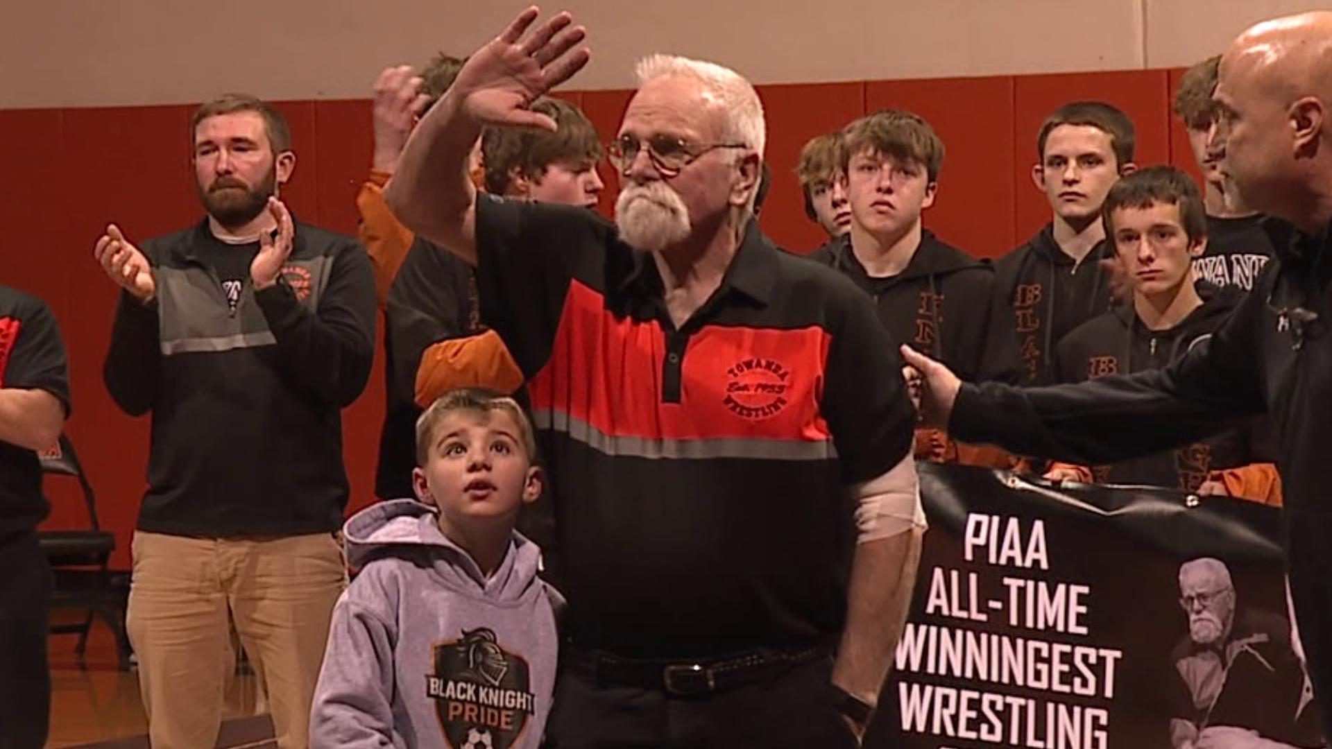 Towanda wrestling coach makes Pennsylvania state history | wnep.com