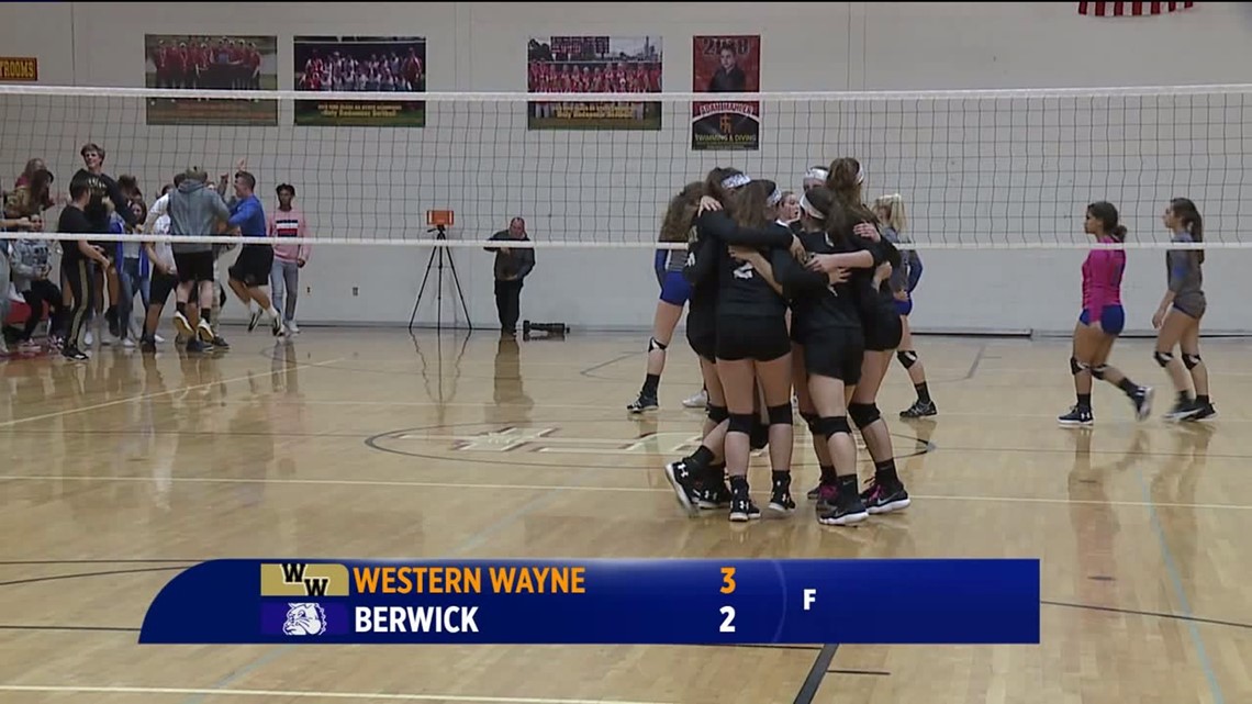 Western Wayne vs Berwick girls volleyball | wnep.com