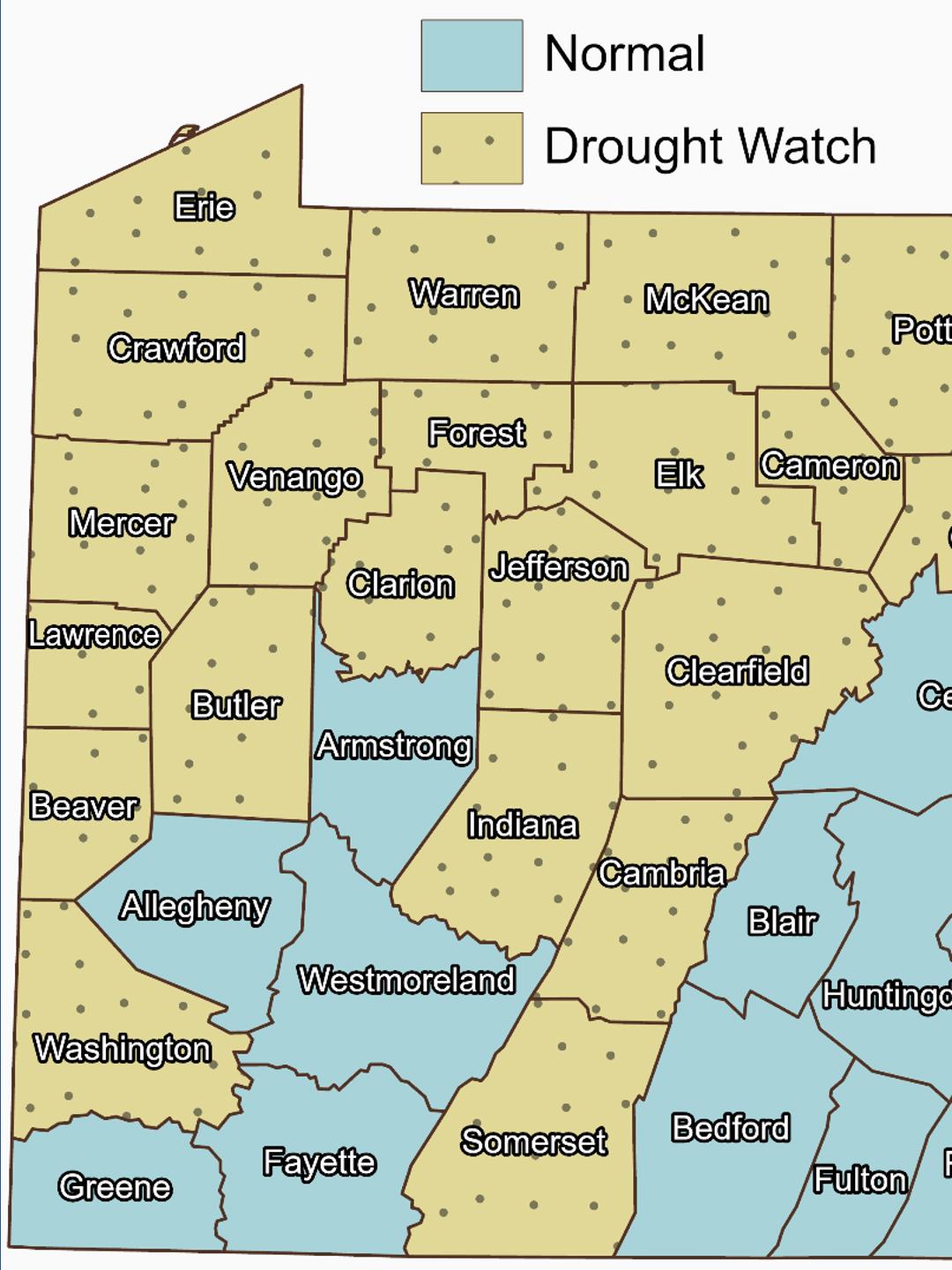 Pennsylvania DEP issues drought watch for 25 counties | wnep.com