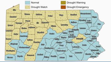 Pennsylvania DEP issues drought watch for 25 counties | wnep.com