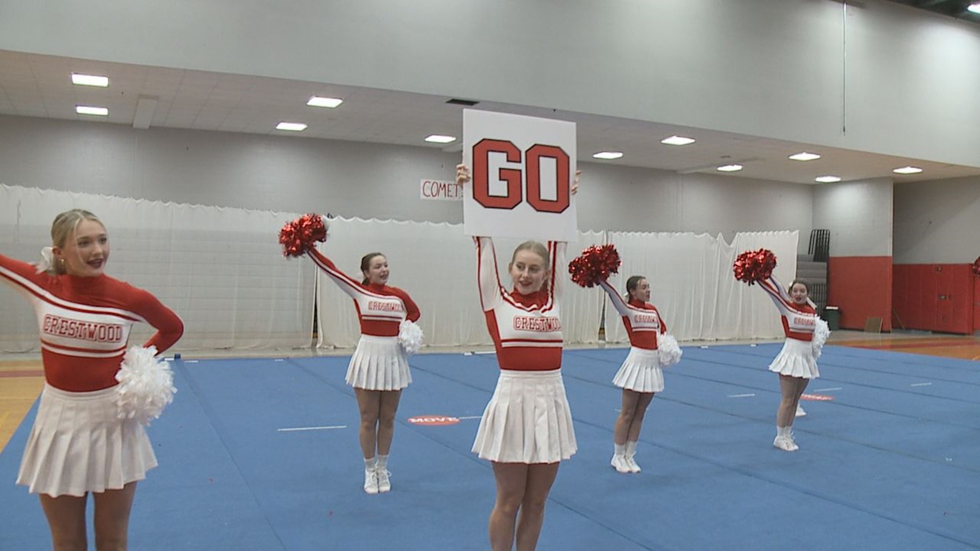 Crestwood Cheerleaders Bring Home 7th Place Finish At Nationals | wnep.com