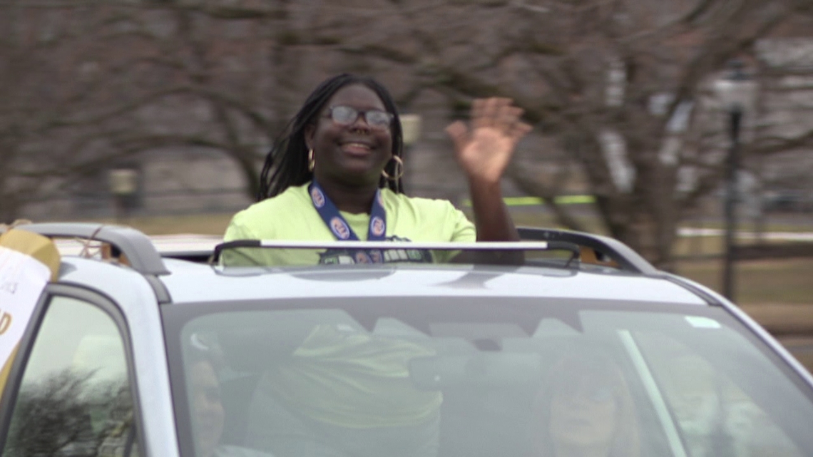 Panther Valley's own Brenda Banks celebrated in Lansford parade | wnep.com