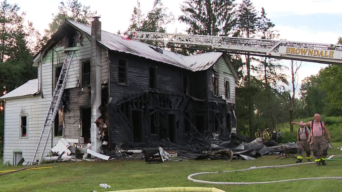 Fire destroys home in Wayne County | wnep.com
