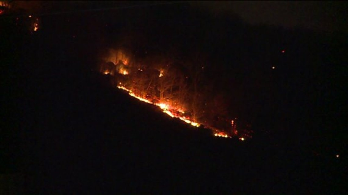 Crews Battle Brush Fire in Lackawanna County | wnep.com