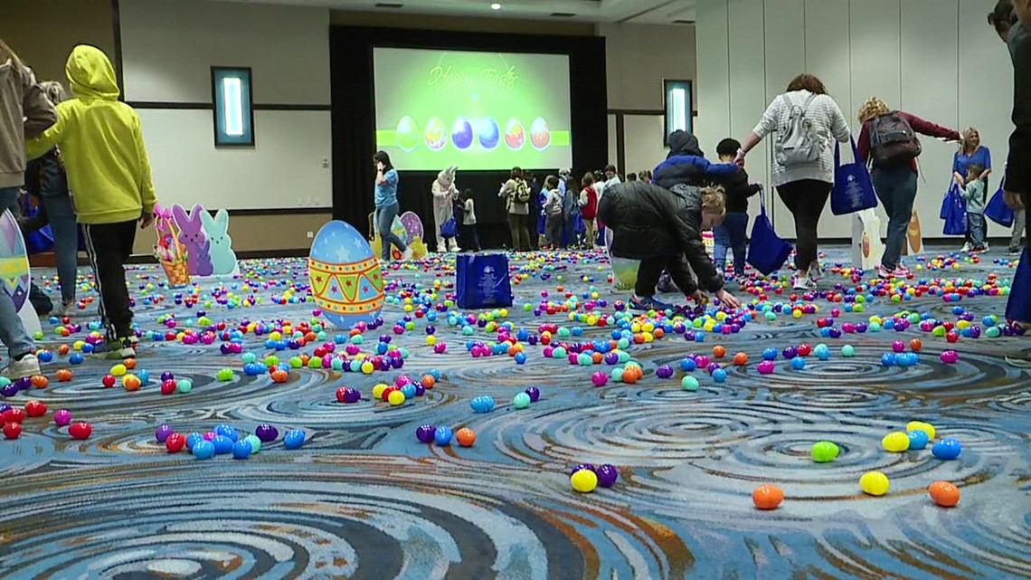 Mohegan Pennsylvania hosts special needs Easter egg hunt | wnep.com