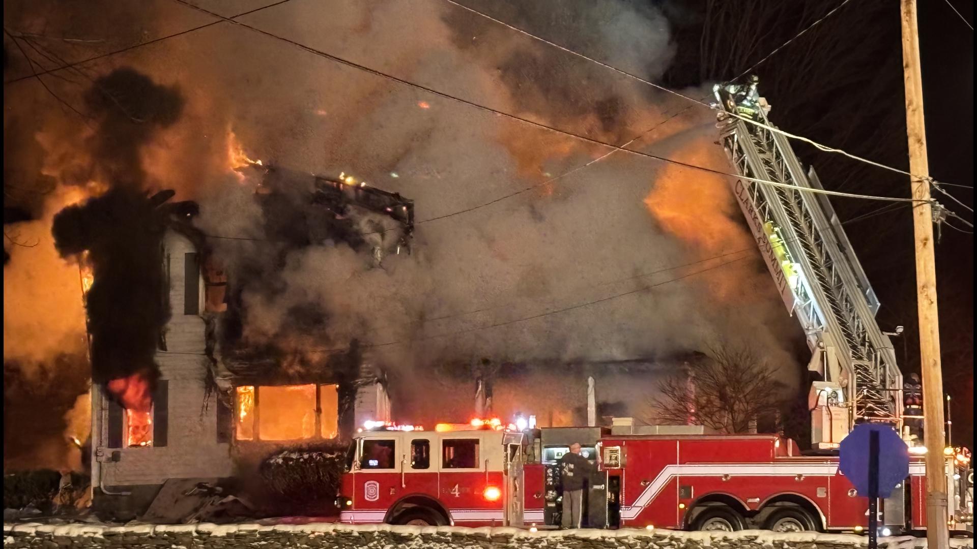 Fire engulfs home in Dalton | wnep.com