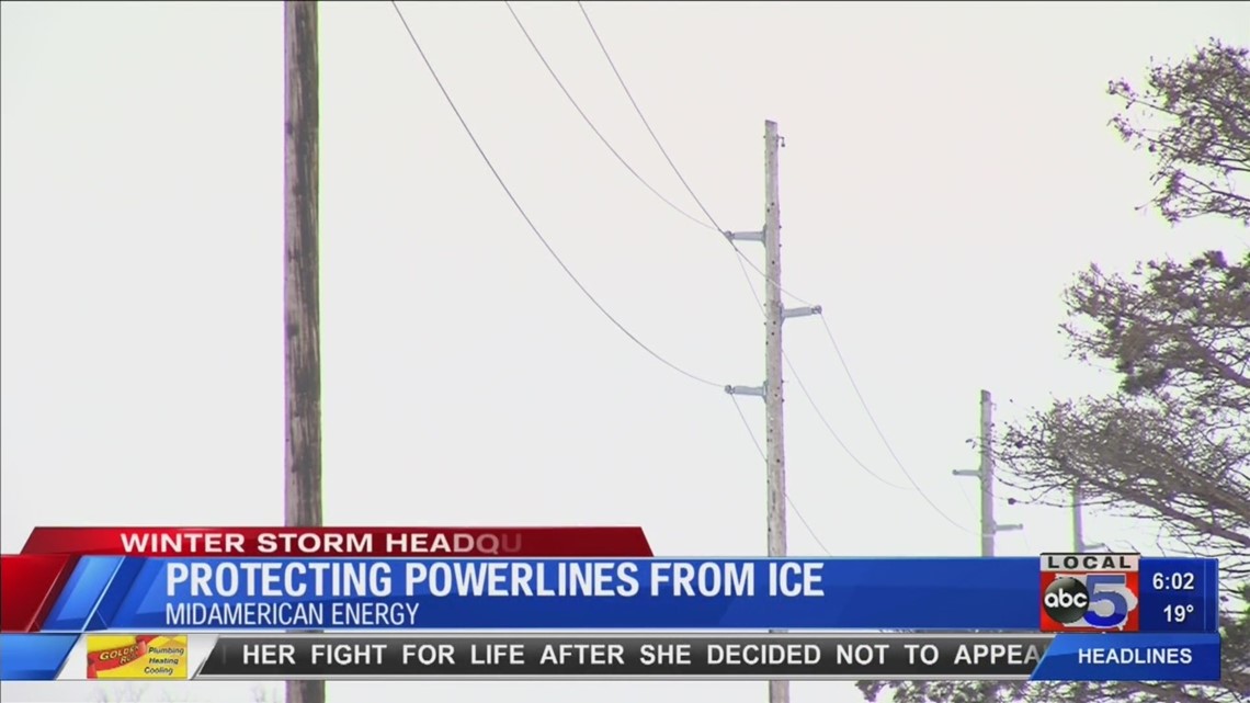 Making sure power lines are clear of ice | weareiowa.com