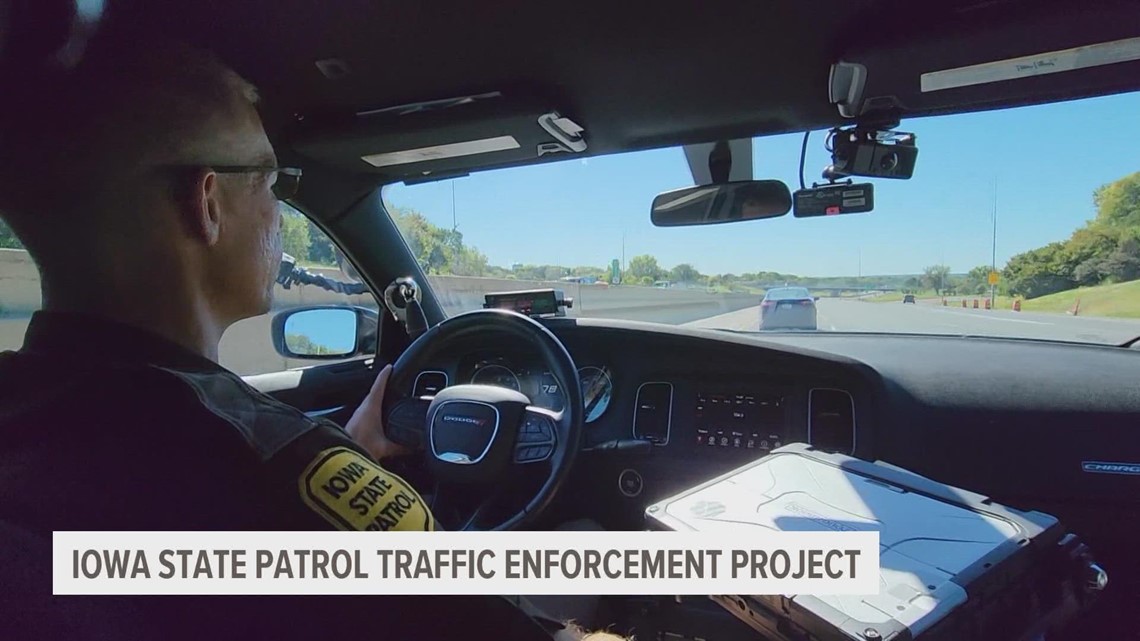 Iowa State Patrol hosts traffic enforcement project | weareiowa.com