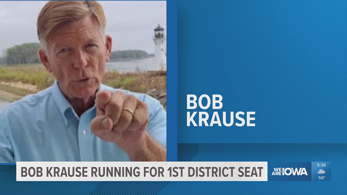 Democrat Bob Krause announces run for Iowa's 1st Congressional District ...