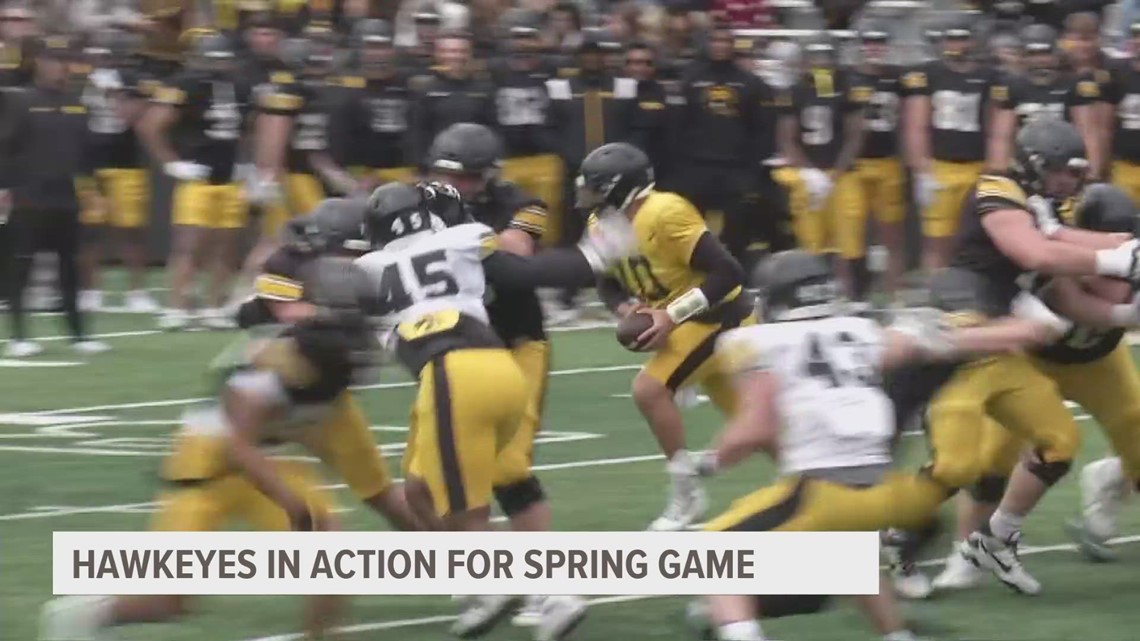 Hawkeyes spring game raises questions about what offense will look like ...