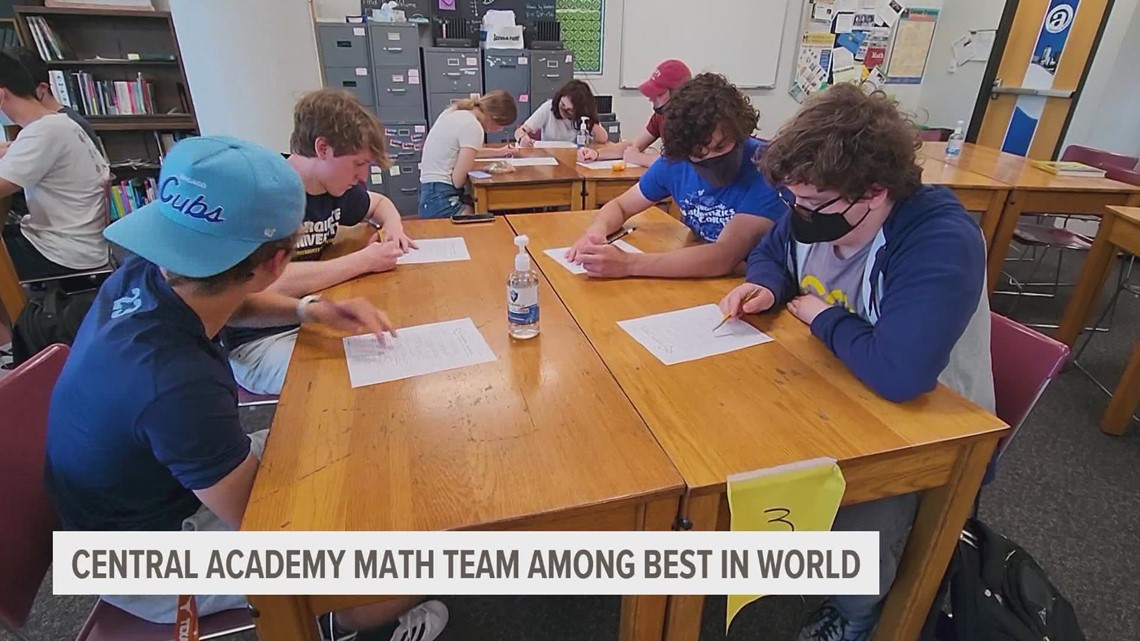 Central Academy math team among the best in the world | weareiowa.com