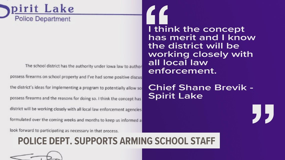 Spirit Lake Police, gubernatorial candidates react to school district ...