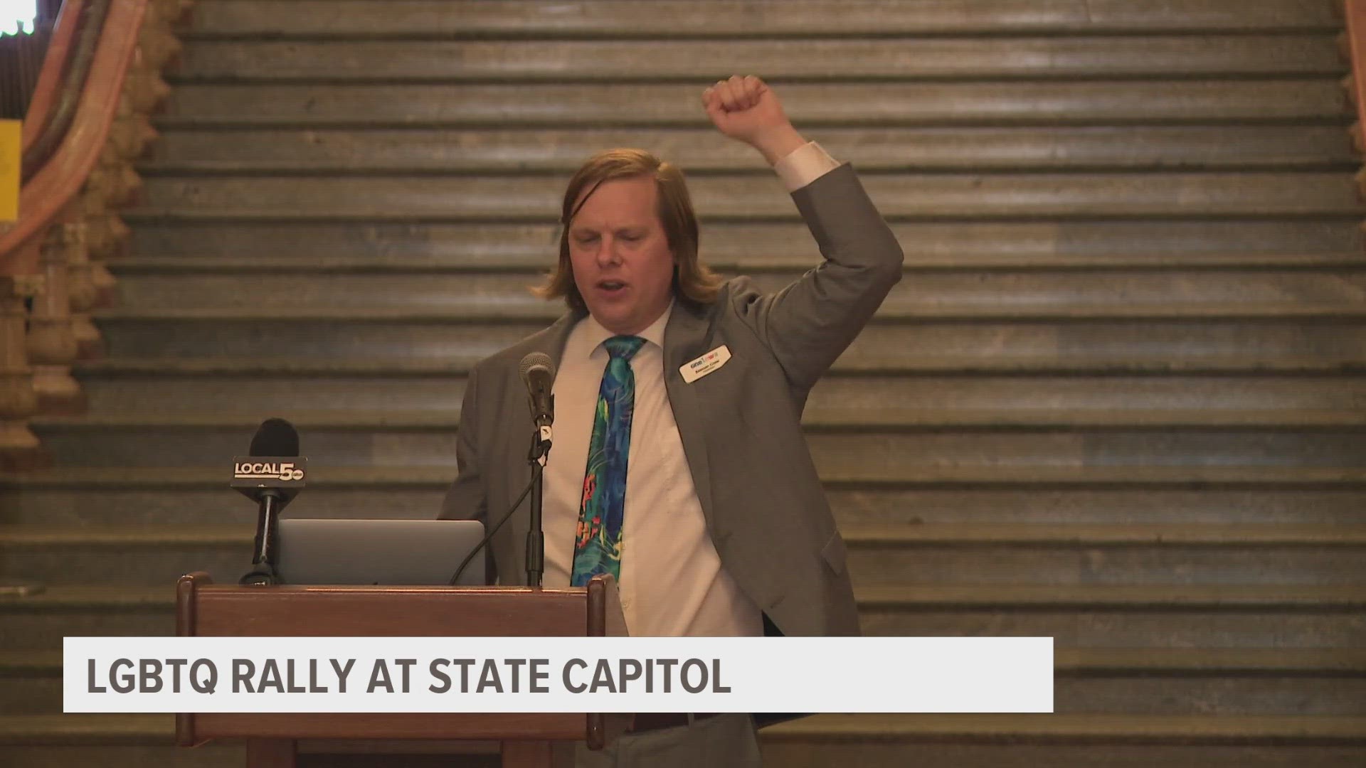 Iowans rally for LGBTQ Day on the Hill | weareiowa.com