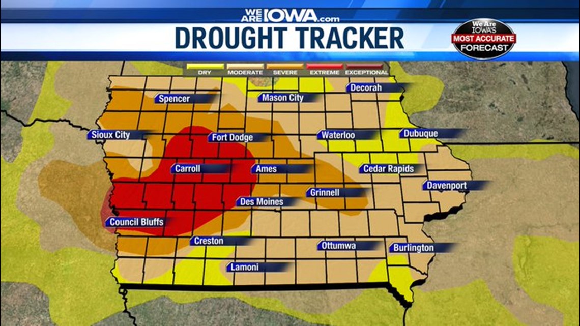 Over 14% of Iowa now experiencing extreme drought | weareiowa.com