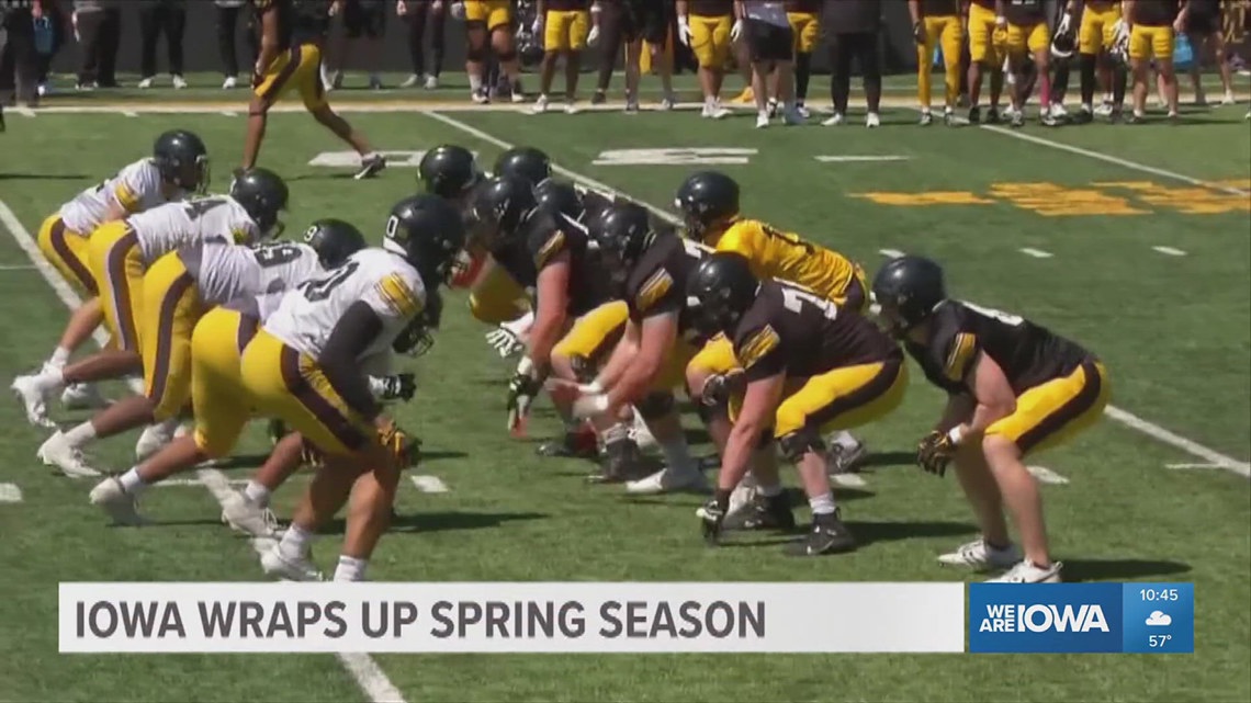 Iowa football caps off spring schedule with open practice | weareiowa.com