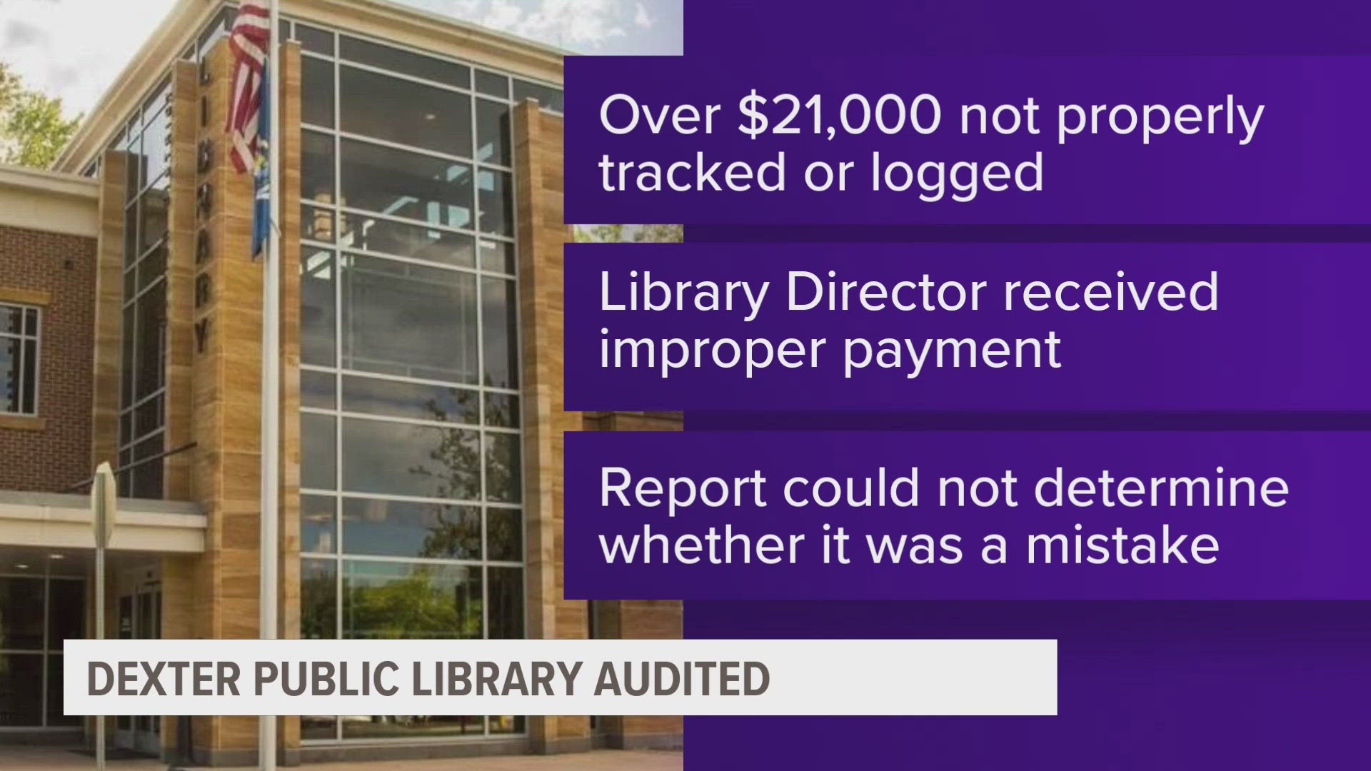 Auditor Rob Sand audits Dexter Public Library, revealing financial ...