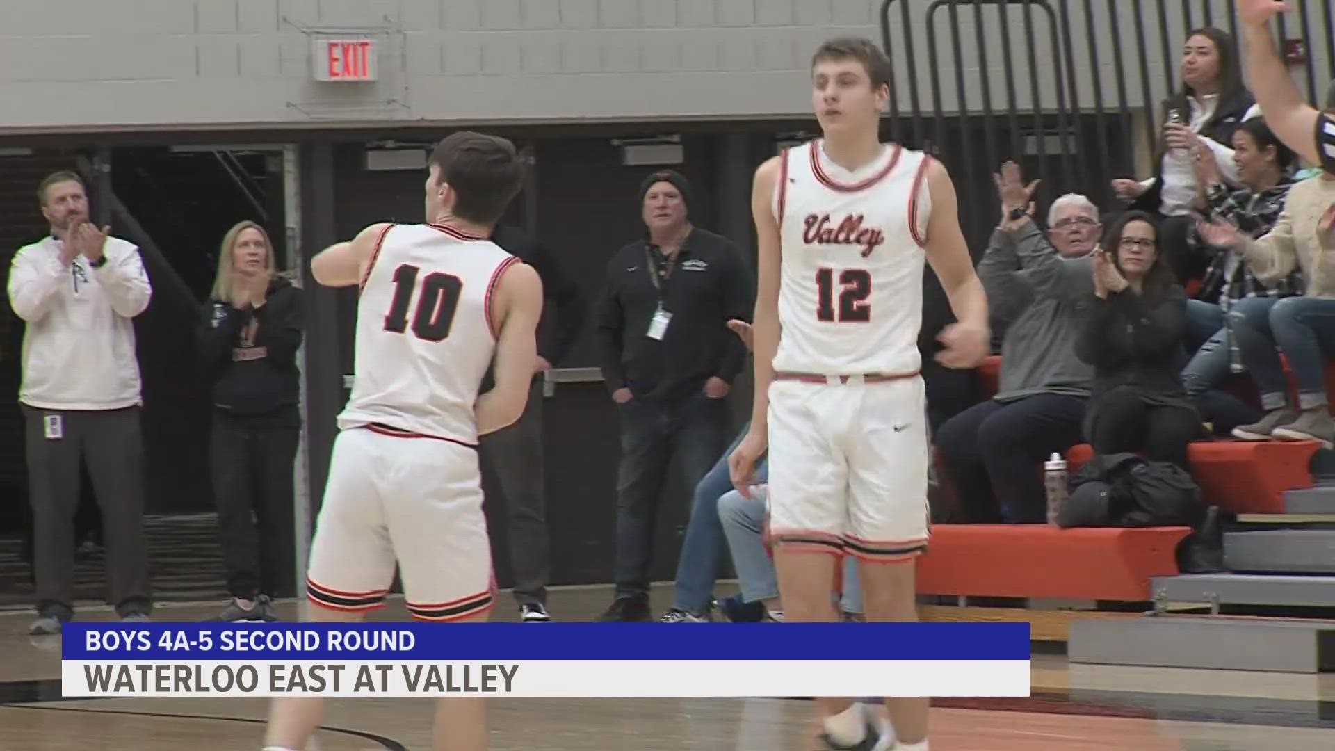 Valley boys basketball wins big over Waterloo East 80-43 | weareiowa.com