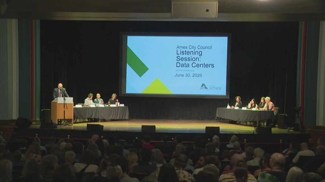 Ames City Council holds public listening session on data center ...