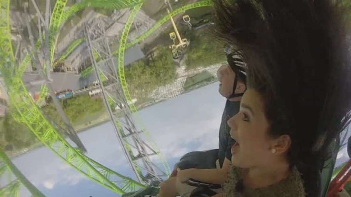 VIDEO: Take a ride on The Monster roller coaster at Adventureland ...