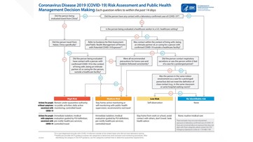 CDC flow chart explains COVID-19 quarantine and self-isolation ...