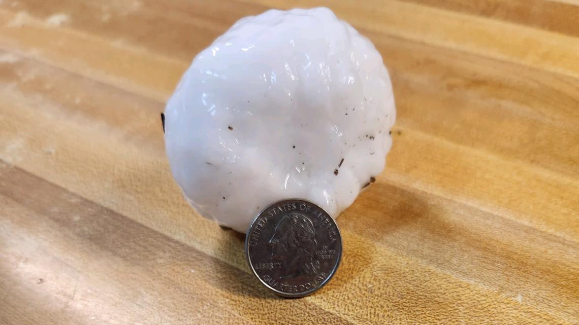 How big was the hail in Iowa Sunday? | weareiowa.com