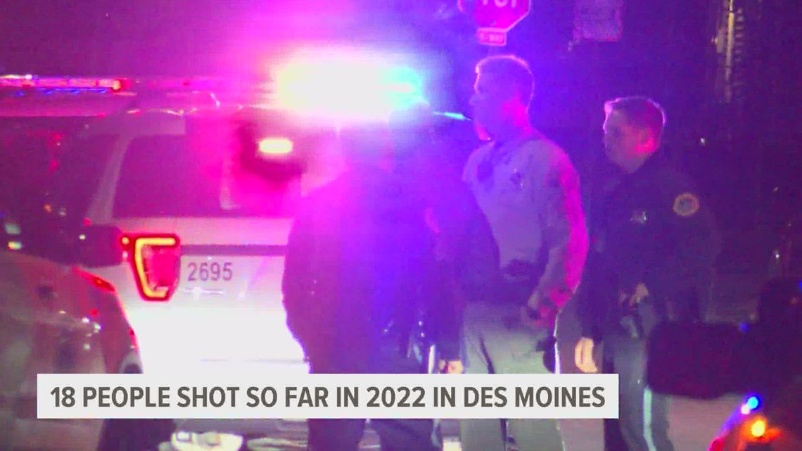 Des Moines police concerned about increase in people hit by gunfire ...