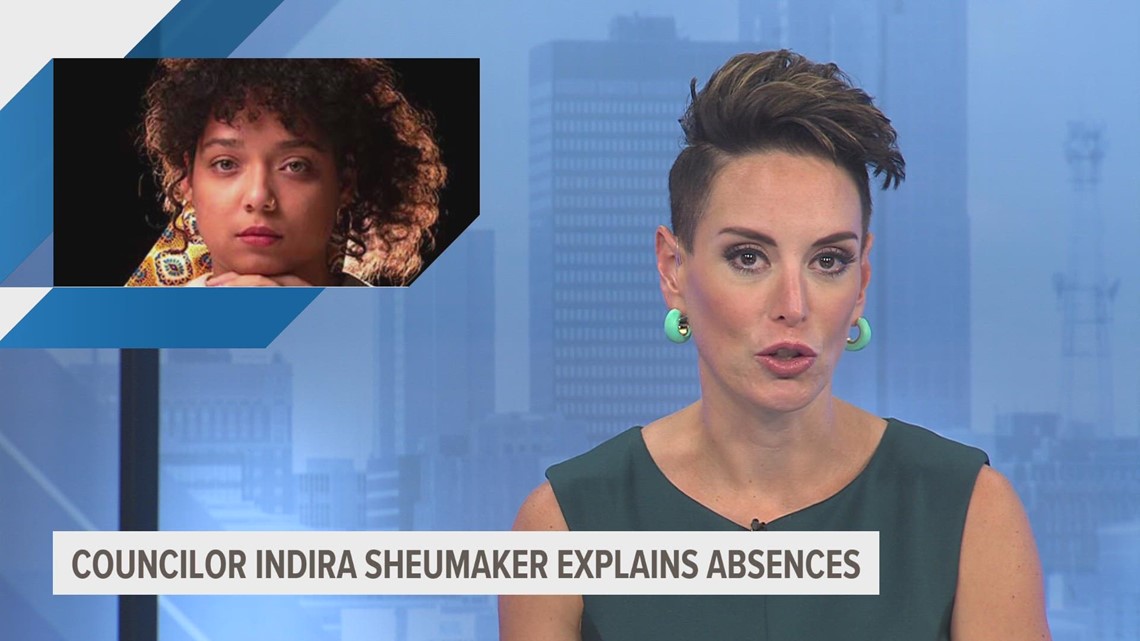 Indira Sheumaker shares why she's been absent from city council ...