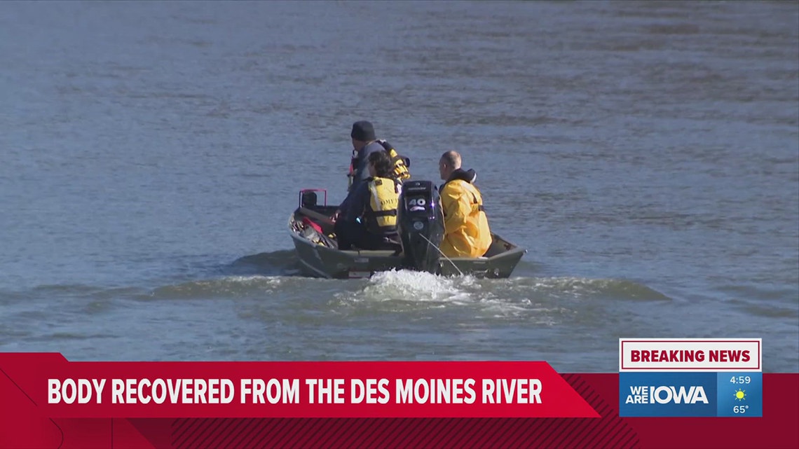 Death investigation underway after crews recover man's body from Des ...