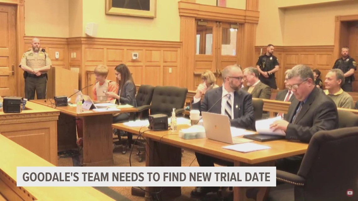 Jeremy Goodale's trial delayed, new date to be set | weareiowa.com