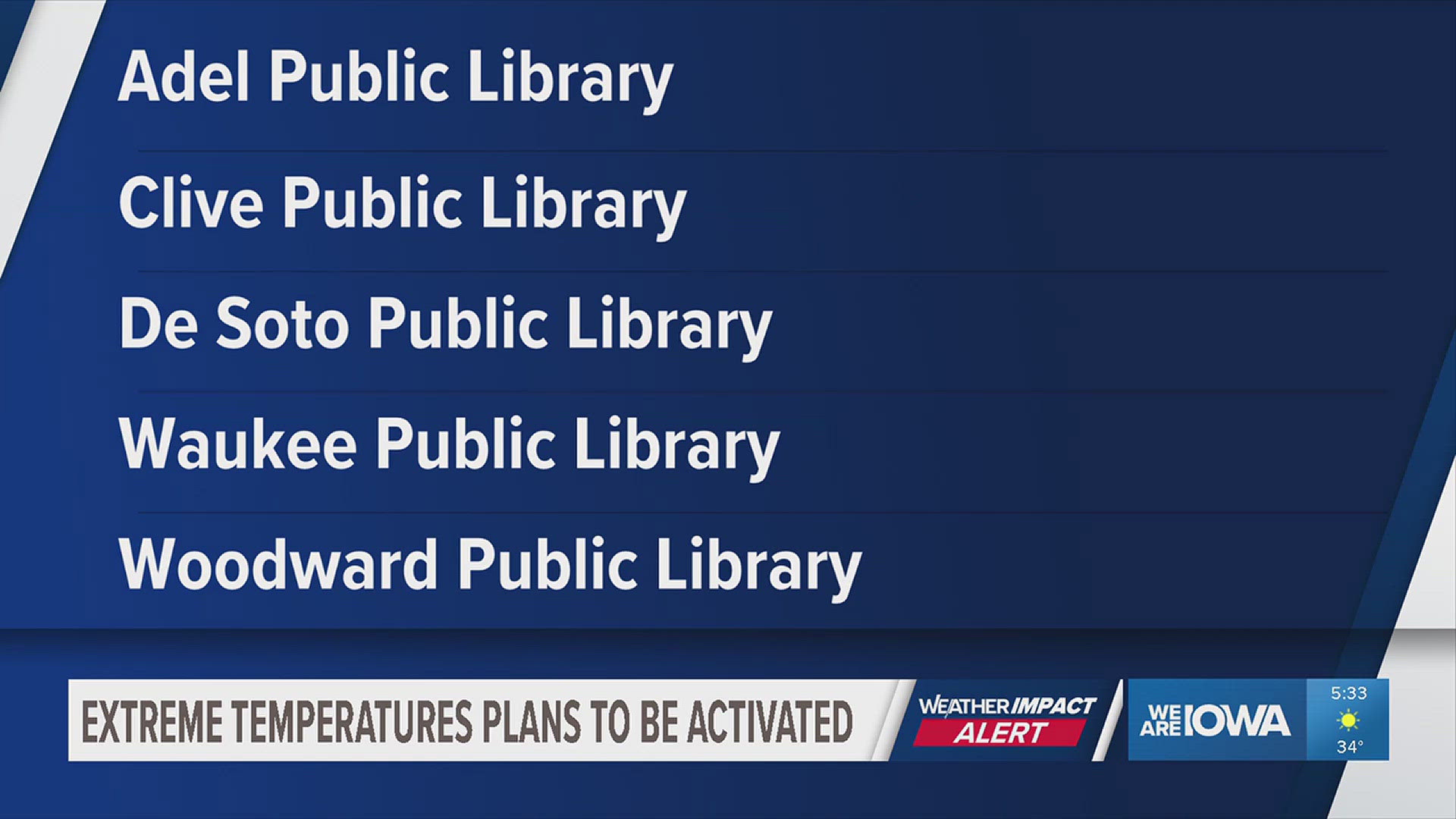 Polk and Dallas County activate Extreme Temperature Plans | weareiowa.com