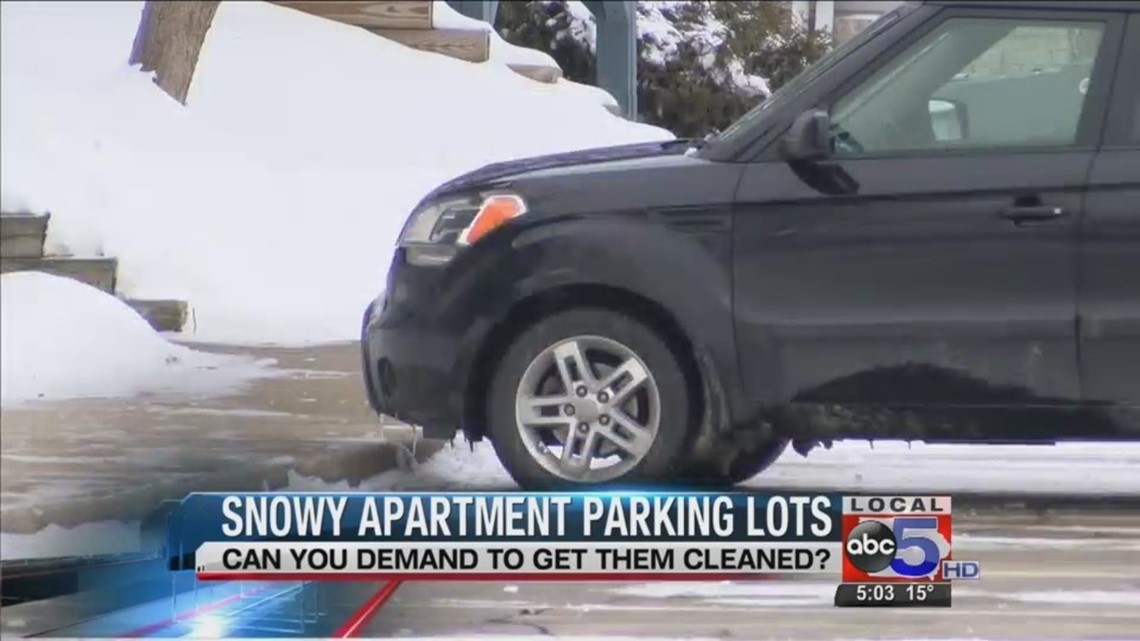 Can you ask for snow to be cleared from your parking lots? | weareiowa.com