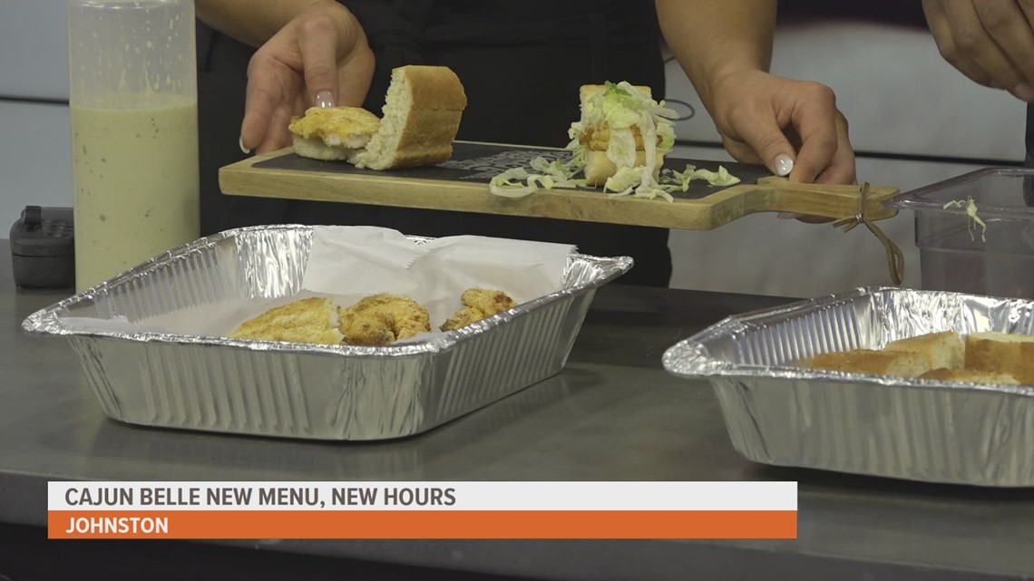 Cajun Belle launches new menu | weareiowa.com