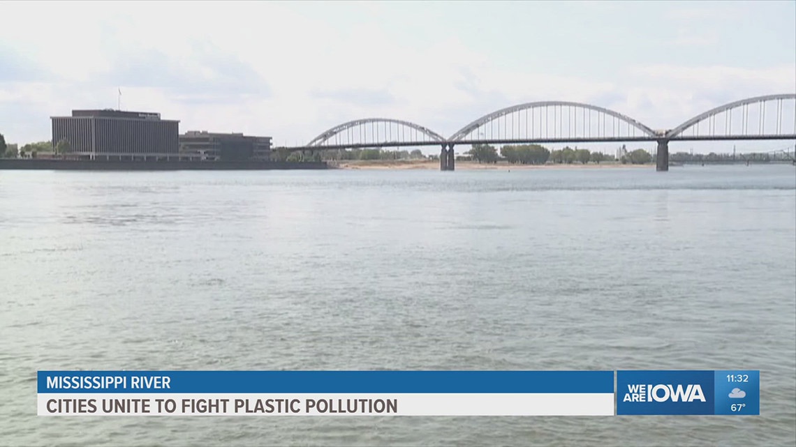Mississippi River cities unite to fight plastic pollution | weareiowa.com