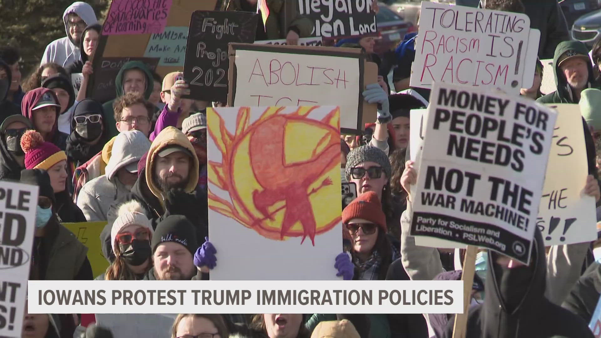 Iowa activists rally against deportations, call out Trump’s immigration agenda | weareiowa.com