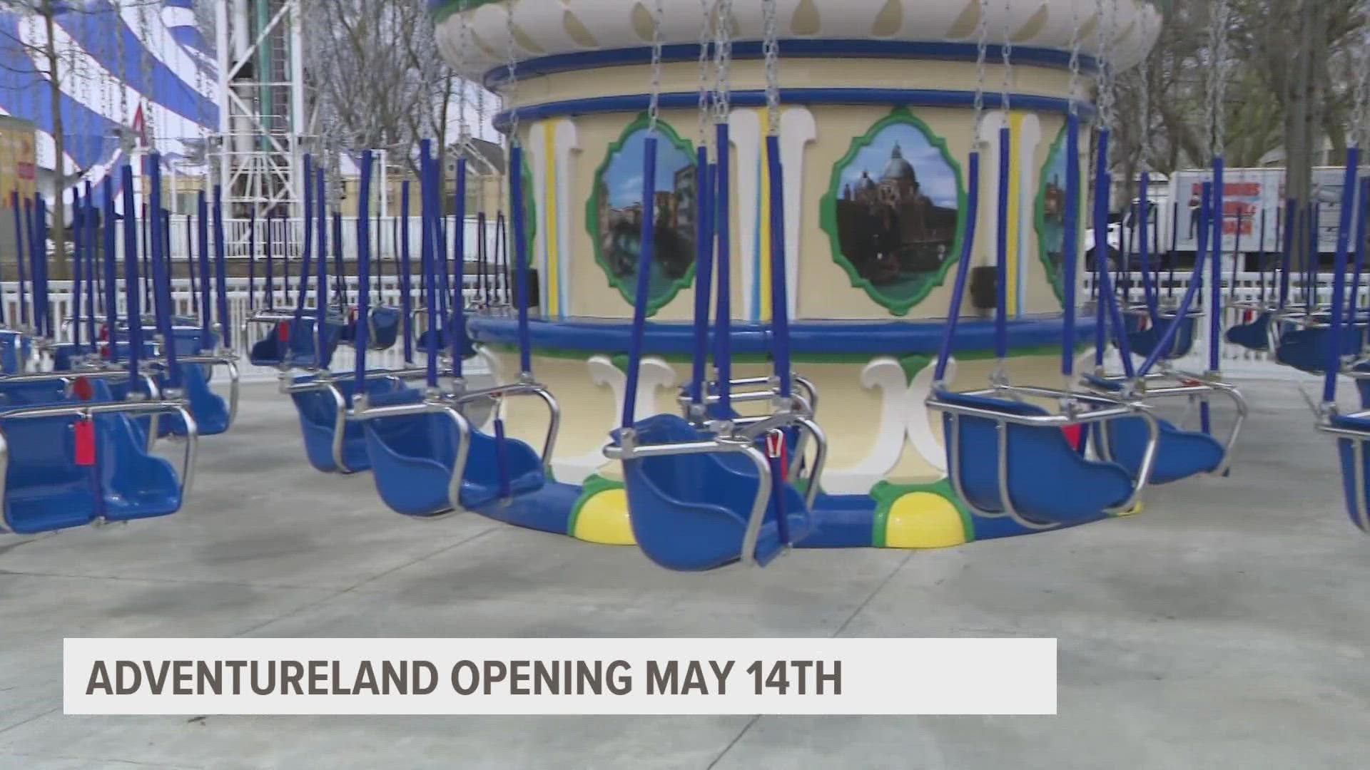 Adventureland getting ready for opening day of 2022 season | weareiowa.com