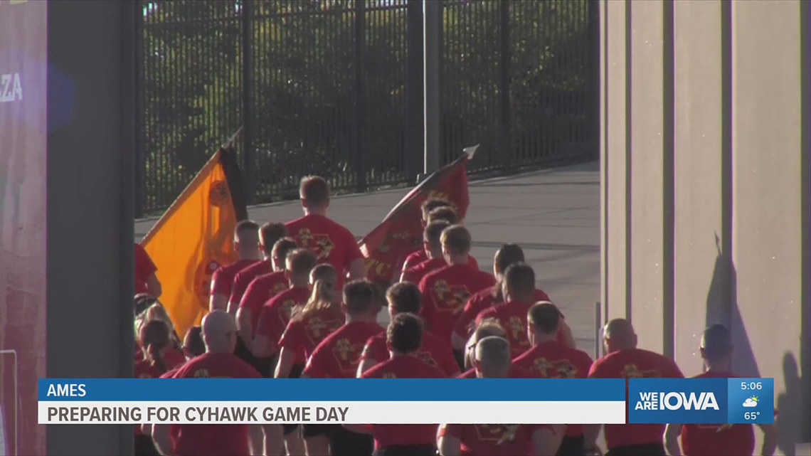 ISU, Iowa continue Game Ball Run tradition in preparation for Cy-Hawk ...