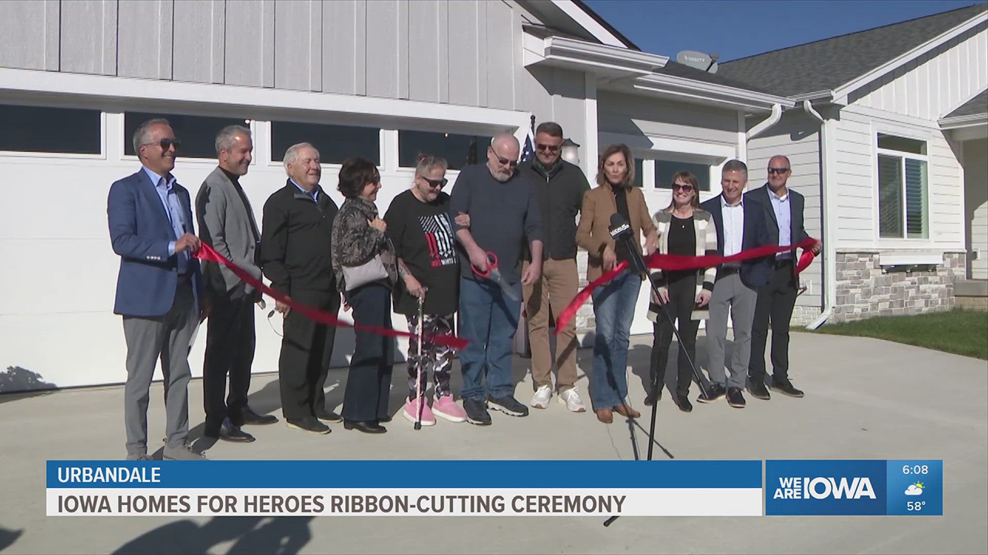 Iowa Homes for Heroes gifts new house to veteran | weareiowa.com
