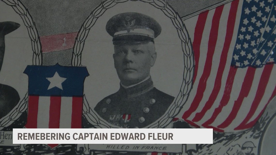 Here's the story of Captain Edward Fleur, namesake of DSM road ...