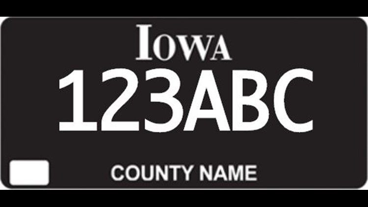 Back in black: Iowa DOT offers convenient way to get numbered blackout ...
