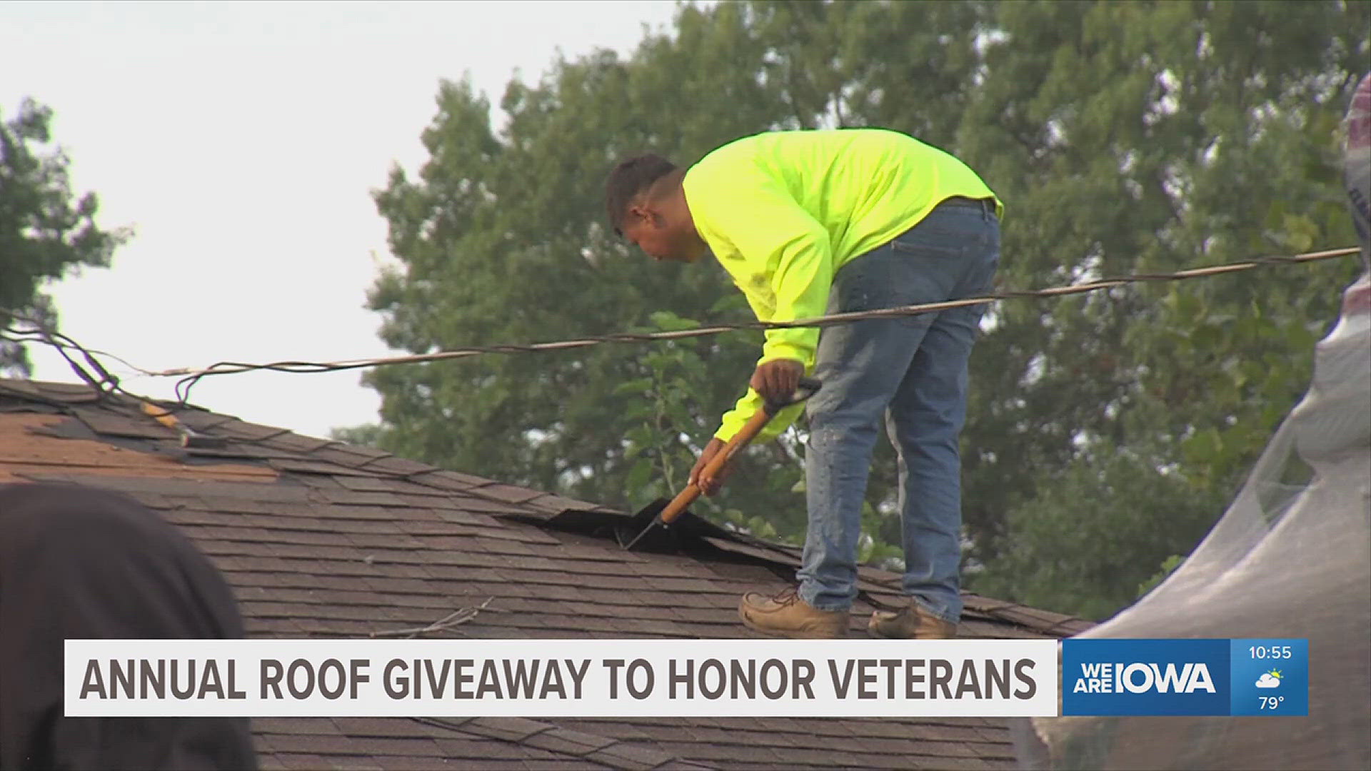 Bryan Exteriors holds annual roof giveaway to honor veterans ...