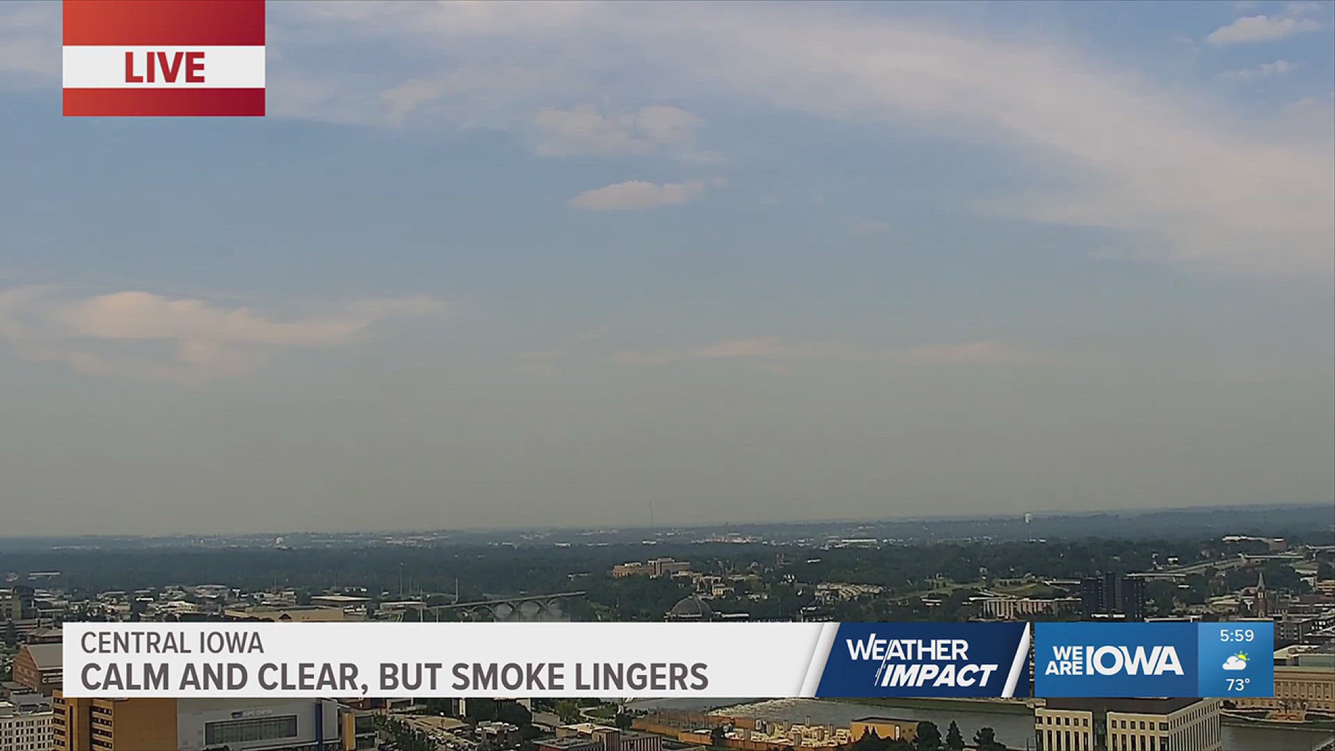 Iowa DNR extends air quality alert into Sunday due to wildfire smoke ...