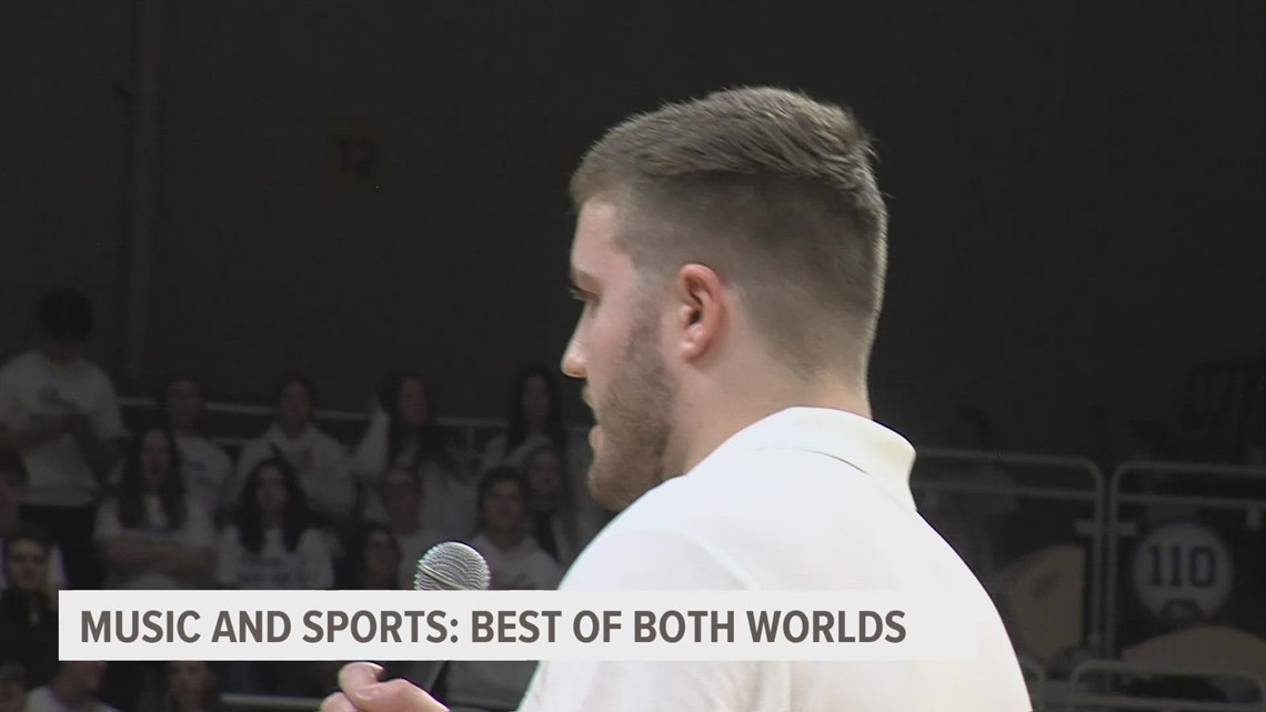 Drake University athlete pursues sports and singing | weareiowa.com