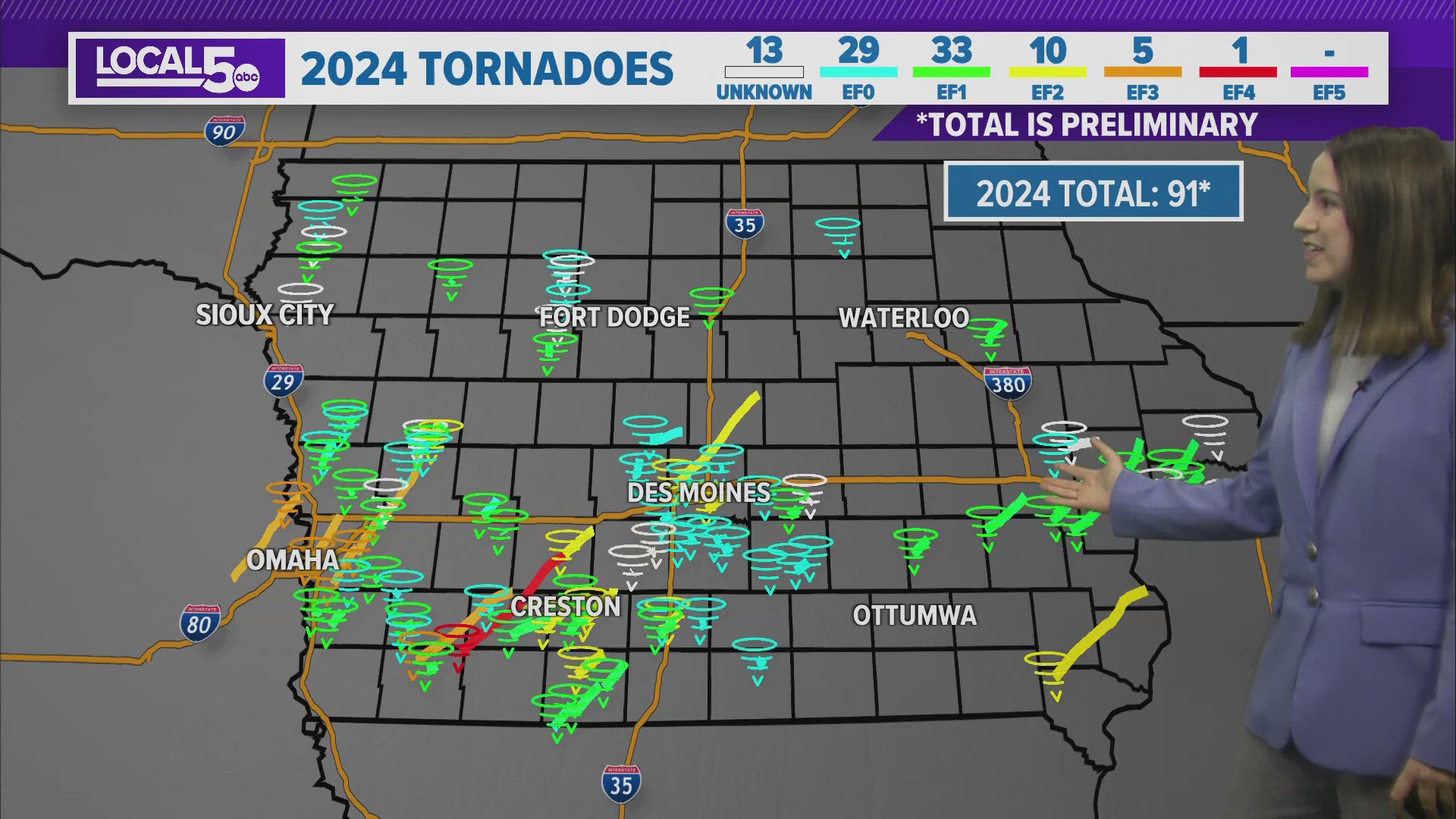 Iowa weather: Tracking 2024 tornadoes in Iowa, US | weareiowa.com