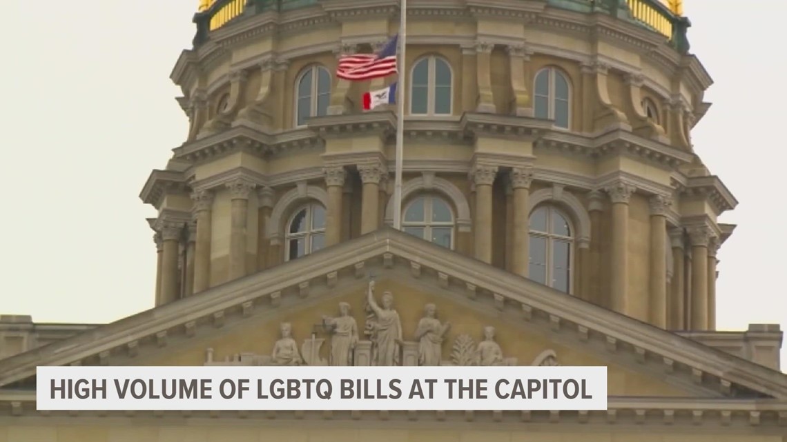 Record number of LGBTQ bills introduced to Iowa legislature | weareiowa.com