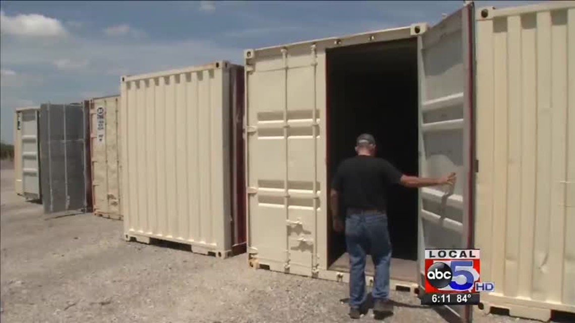 First used shipping container home under construction | weareiowa.com